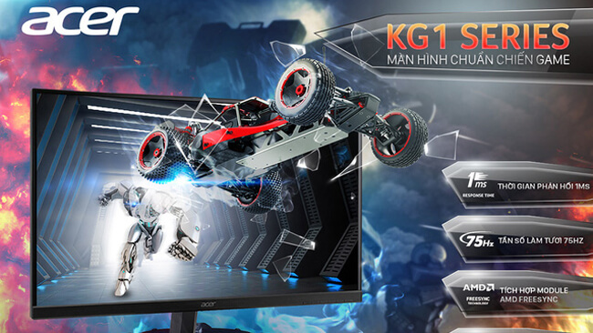 4 lý do khiến game thủ đích thực không thể bỏ qua LCD Acer KG1 Series