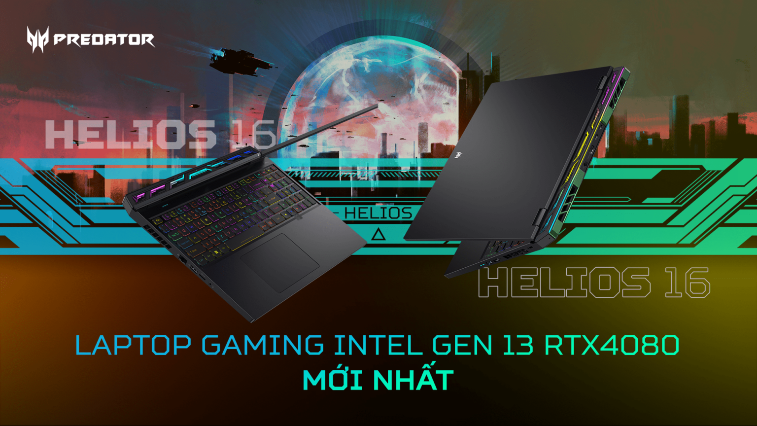 Laptop Gaming Cao Cấp 16" - Predator Helios 16 - Acer Việt Nam
