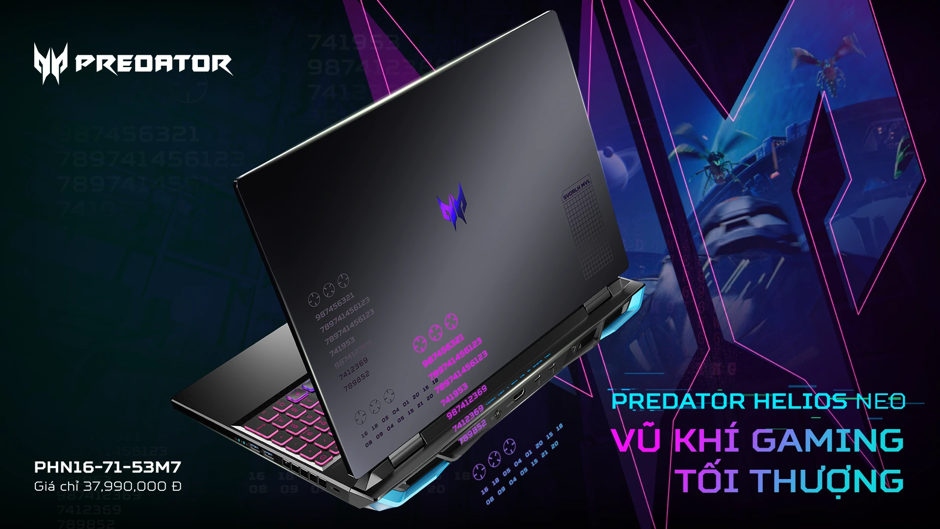 Laptop Gaming Cao Cấp Predator Helios Neo 16 RTX 4060 & Intel Core i7 ...