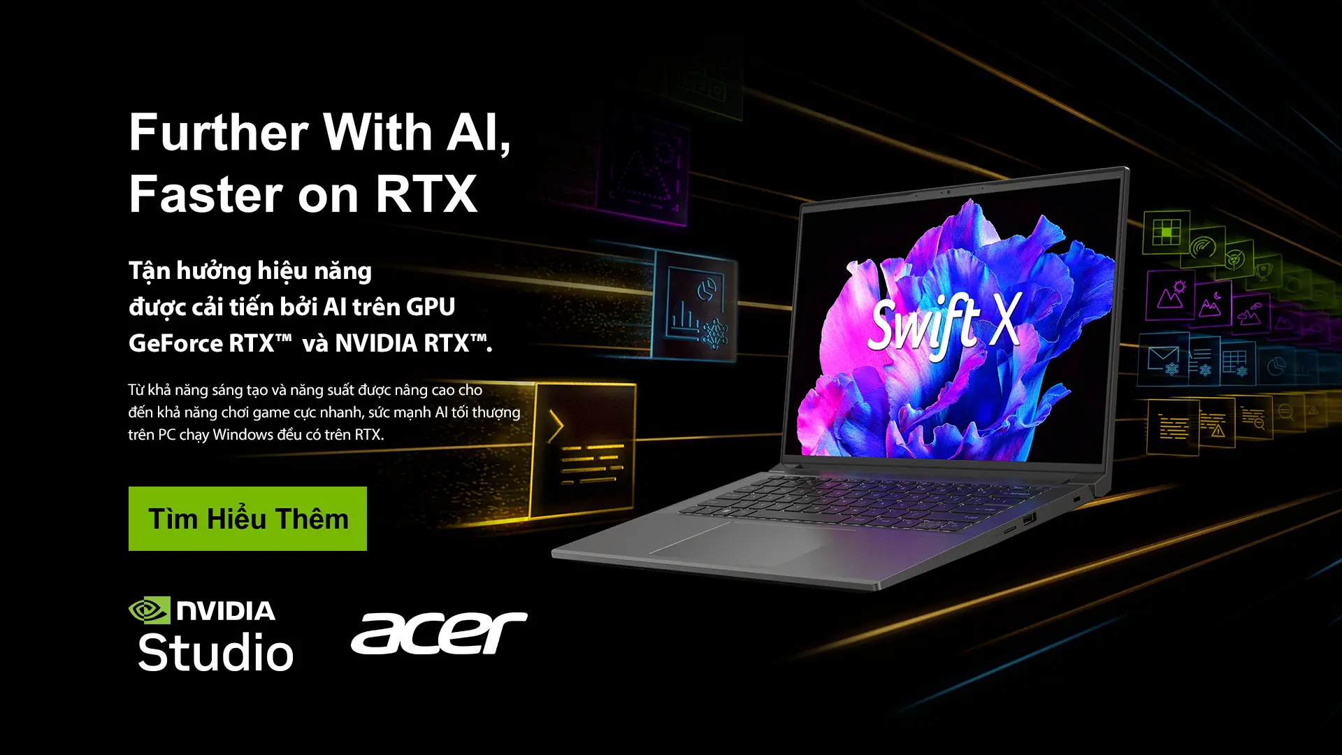 Laptop Acer Predator Trang Bị NVIDIA Studio - RTX 40 Series - Acer Việt ...
